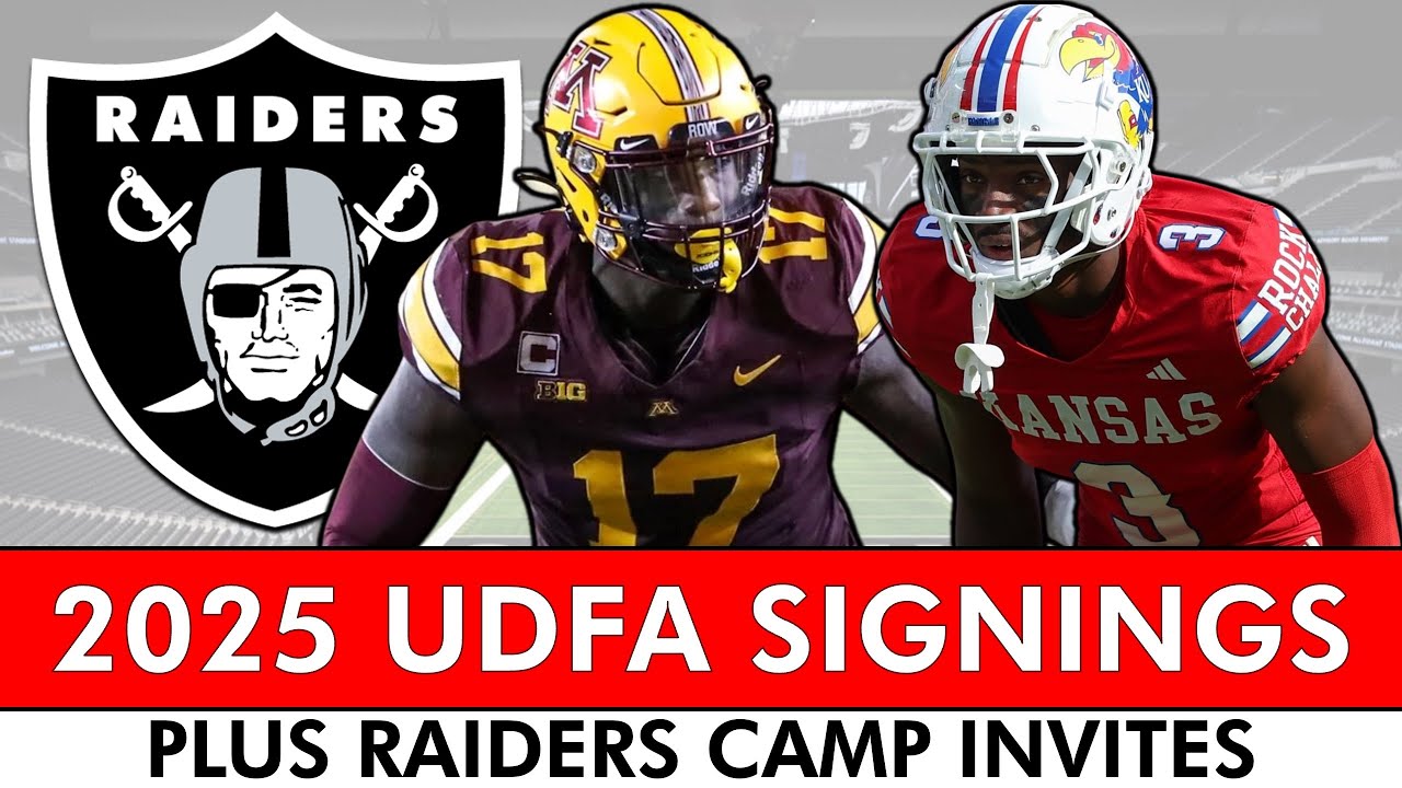 Raiders UDFA Tracker 2025: Las Vegas Signed These UDFAs After 2025 NFL ...