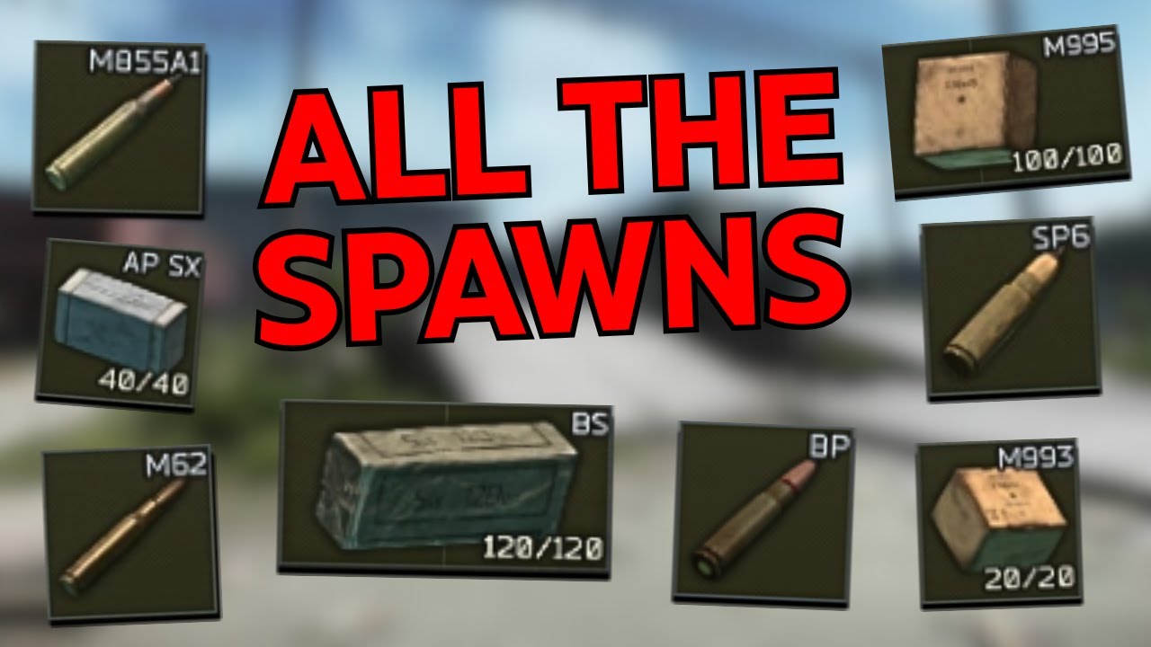 The ULTIMATE Ammo Spawn Guide for Reserve - YouTube