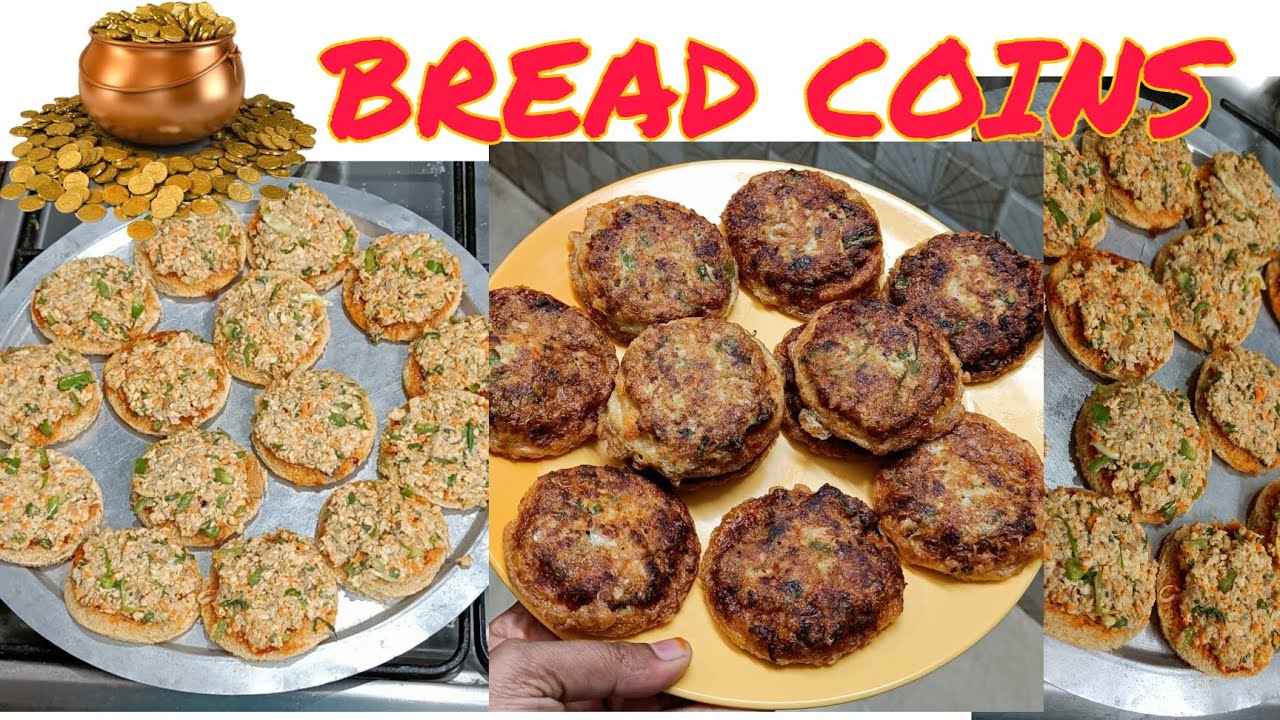 BREAD COINS|| CHICKEN BREAD COINS||IFTAR RECIPE||RAMZAN||RUHAAN'S ...