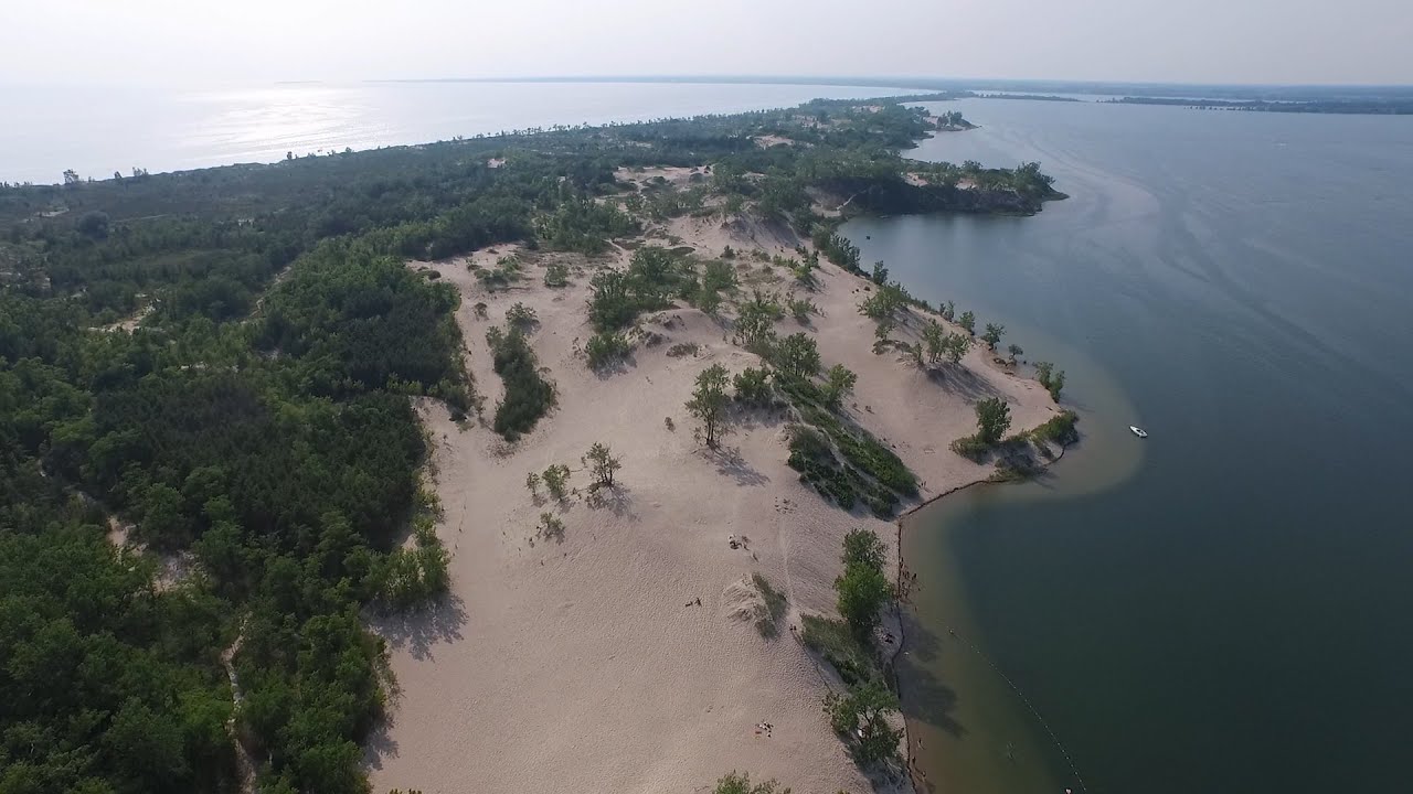 Sandbanks Provincial Park Drone Tour - YouTube