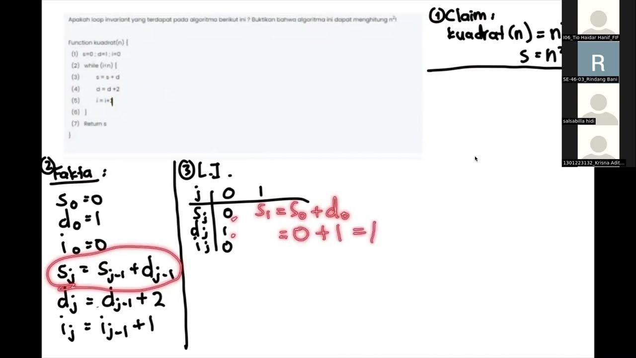 Responsi CLO-1 Analisis Kompleksitas Algoritma 23 Oktober 2023 - YouTube