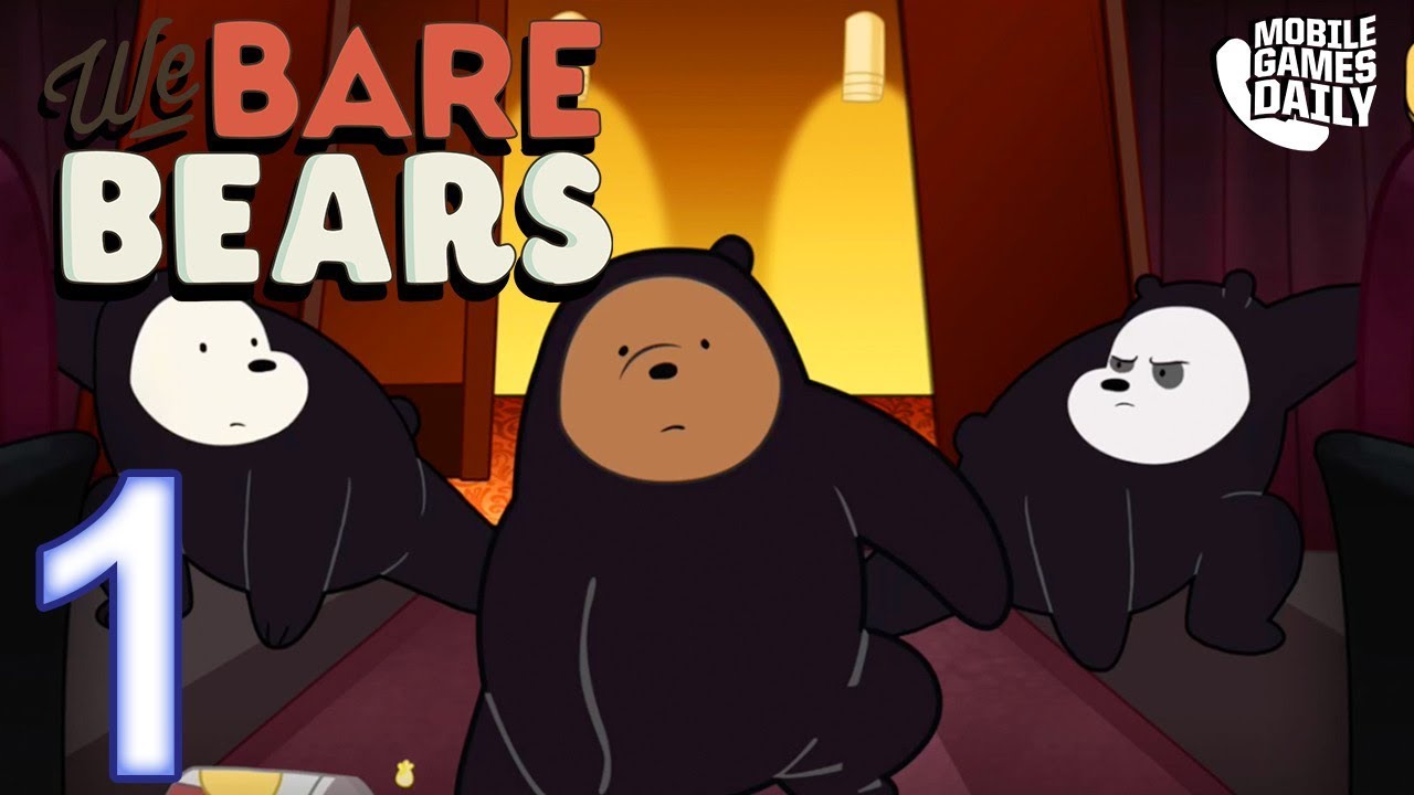 WE BARE BEARS GAME - SHUSH NINJAS Gameplay Part 1 - Grizz the Ninja ...
