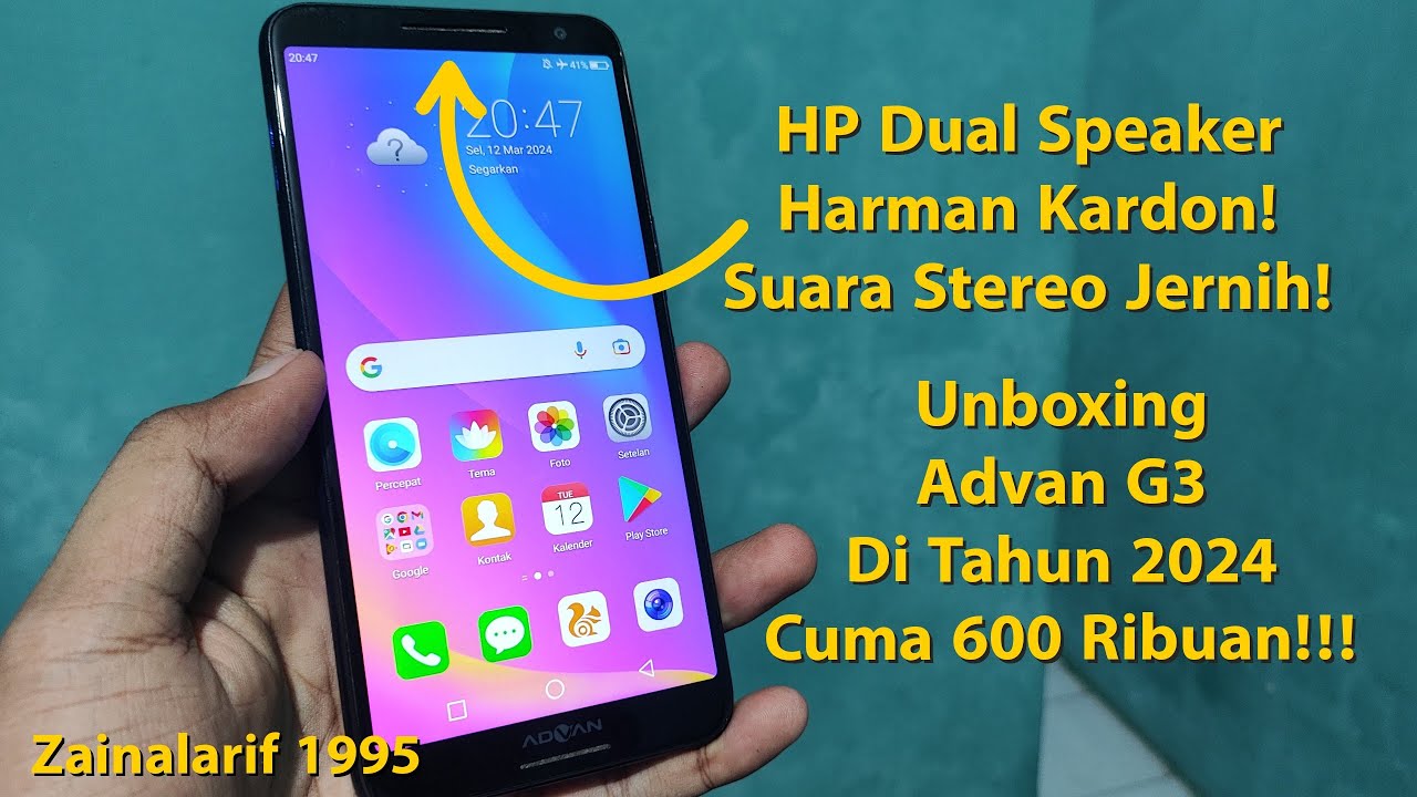 Unboxing Advan G3 Di Tahun 2024 Unboxing Advan G3 Blue Unboxing Advan ...