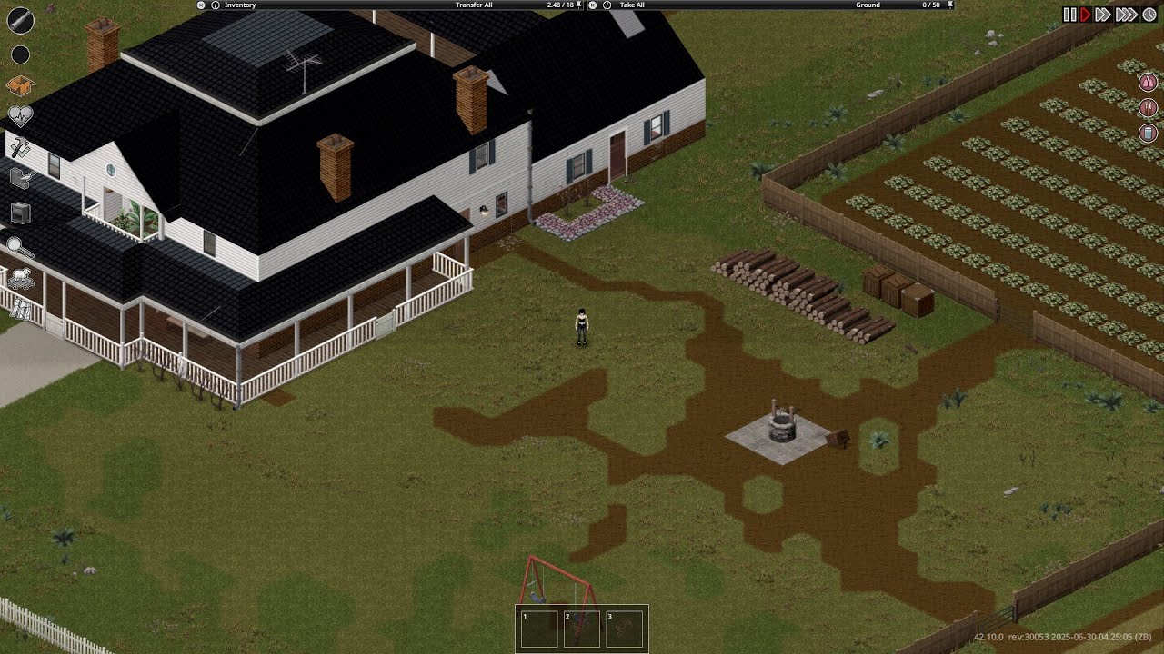 Project Zomboid - Mansion farm with well - YouTube