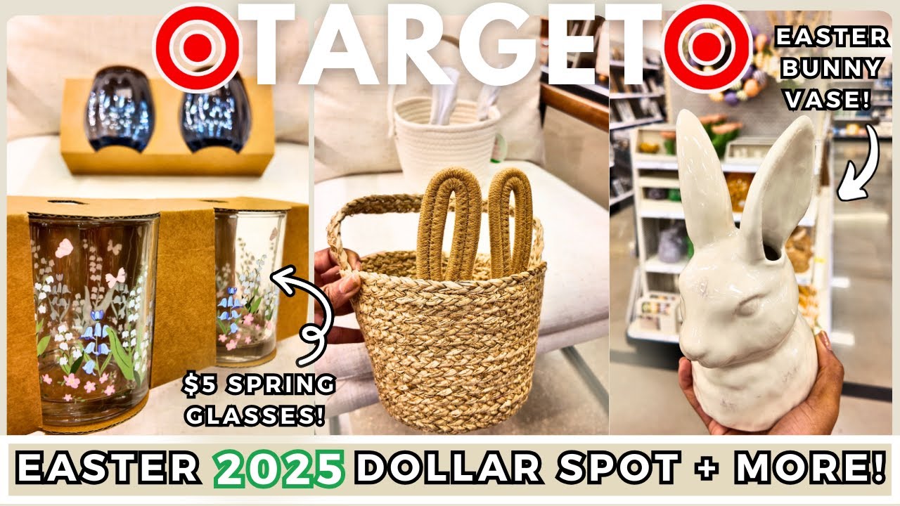🐇 NEW TARGET DOLLAR SPOT EASTER 🌸 2025 SHOP WITH ME | HOME DECOR MUST ...
