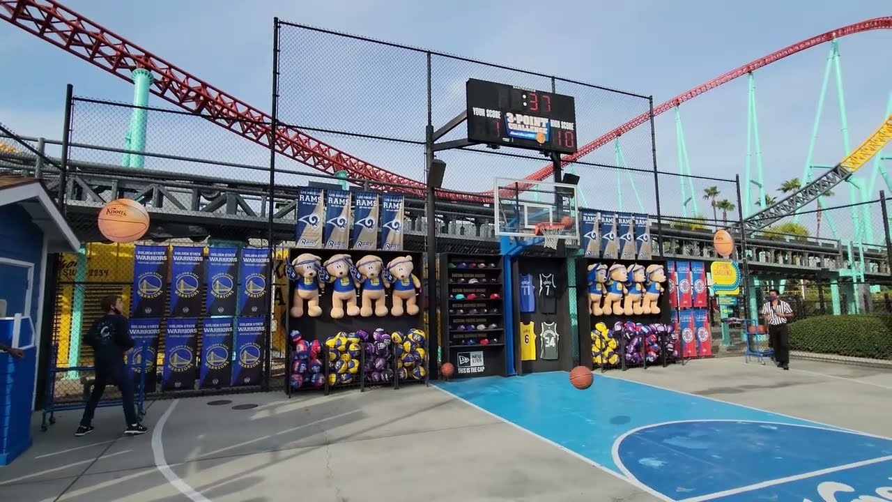 Knotts Berry Farm Basketball Win! - YouTube