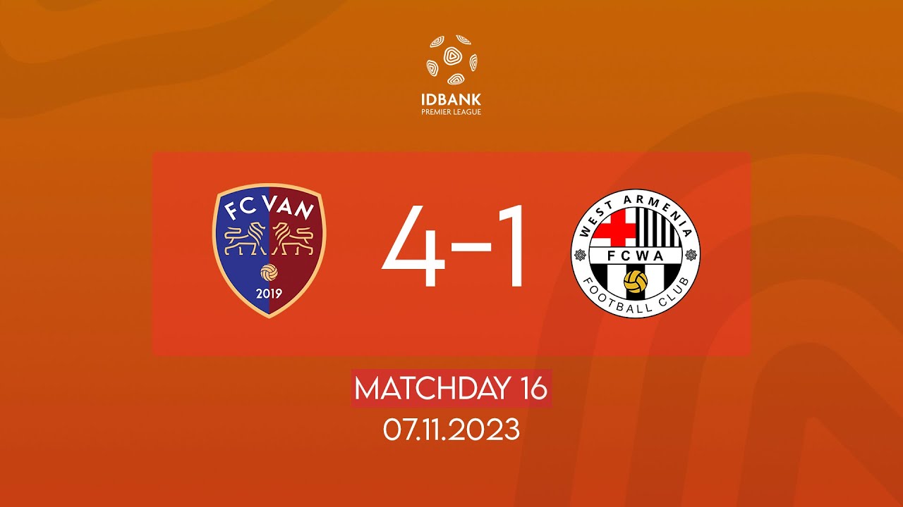 IDBank Premier League. Matchday 16. FC Van - FC West Armenia (07.11. ...