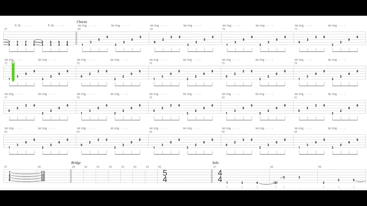 Dont Fear The Reaper Tab by Blue Öyster Cult + Guitar only + Guitar tab ...