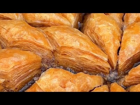 OKLAVASIZ‼️YILLARDIR YAPIP SATTIĞIM EV BAKLAVASI💯ÇITIR ÇITIR 60 KAT KOLAY BAKLAVA