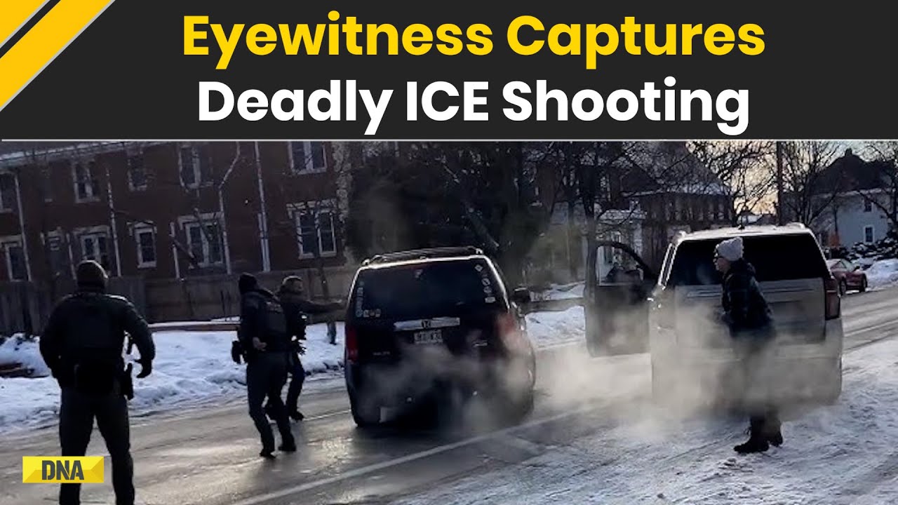 US News: Deadly ICE Shooting Caught On Camera, Eyewitness Footage Goes ...