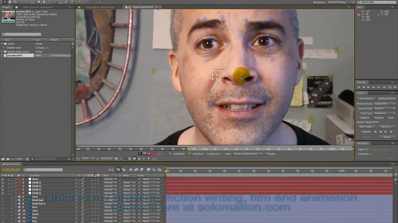 Face Motion Capture for 2D Intro - YouTube