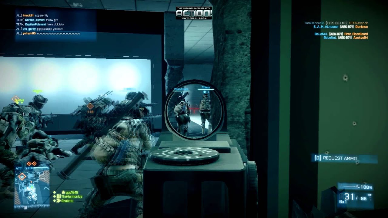 Battlefield 3 - The locker for the win! - YouTube