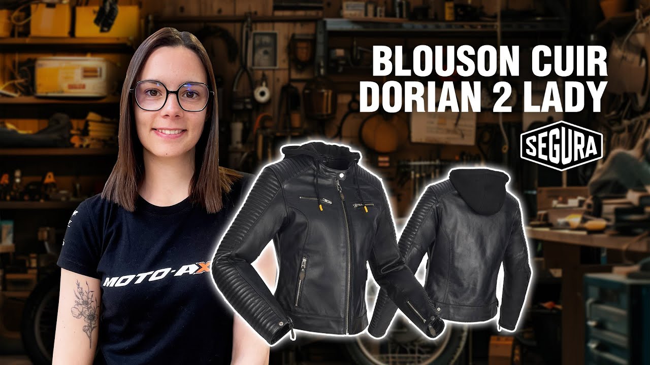 Test du blouson SEGURA DORIAN 2 LADY par Aude de Moto Axxe Nantes - YouTube