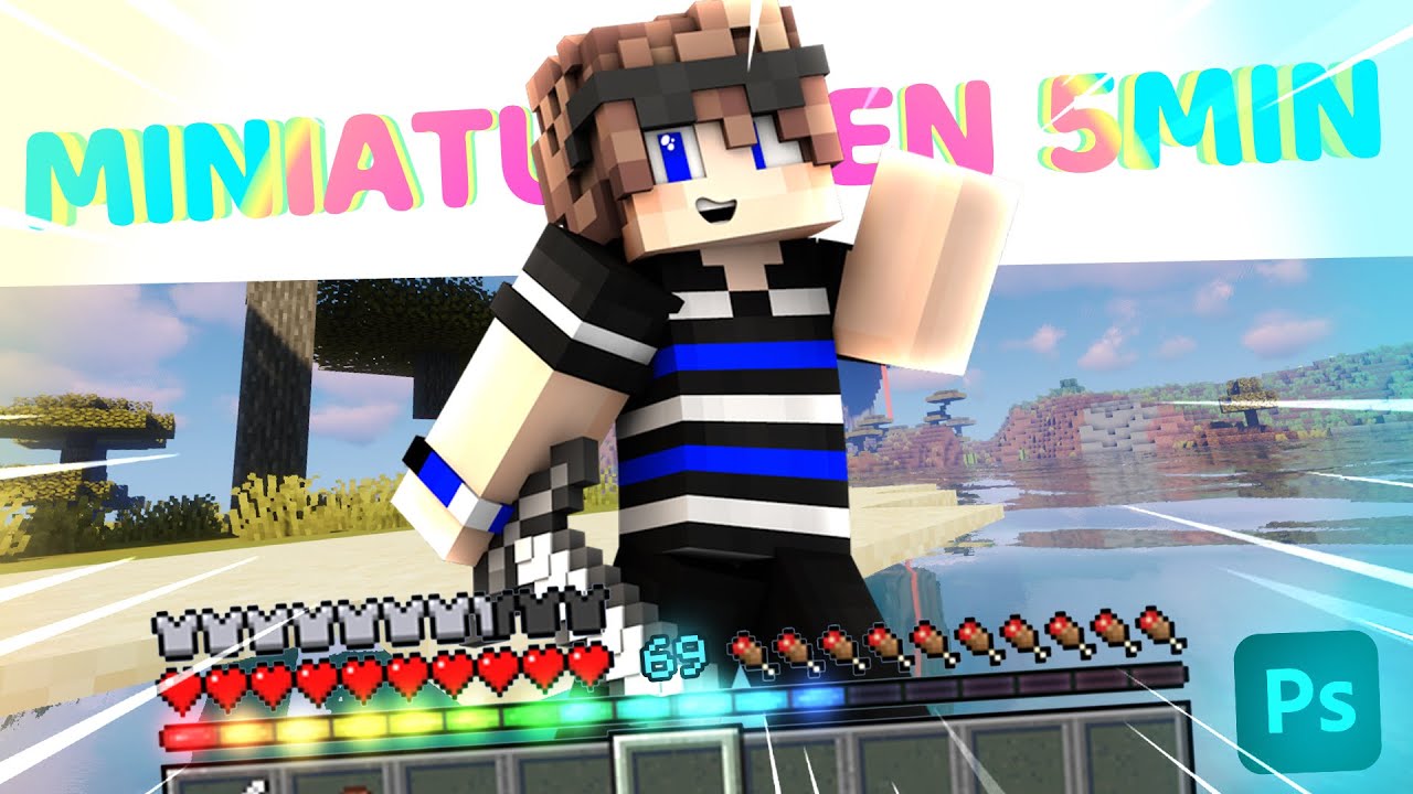 MINIATURA PERFECTA de MINECRAFT en 5 MINUTOS Tutorial 2022 - YouTube