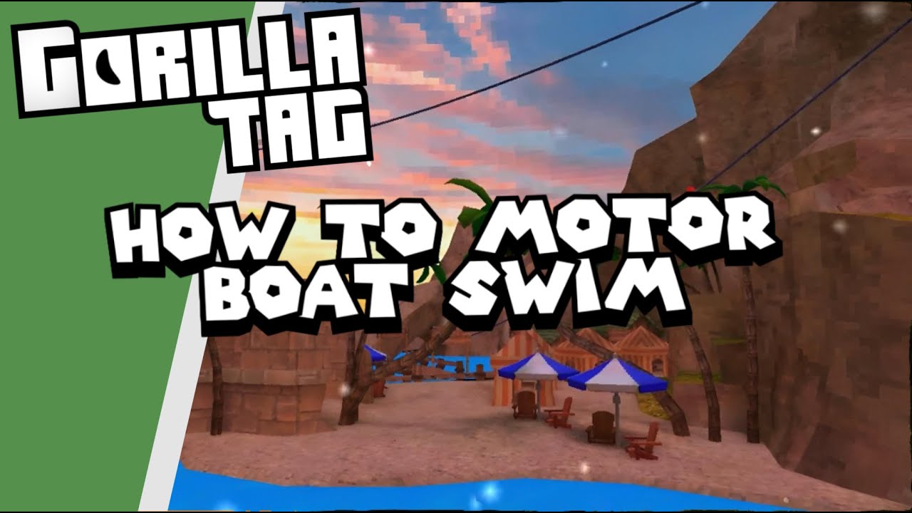 How to MOTOR-BOAT swim [GORILLA TAG] #gorillatag - YouTube