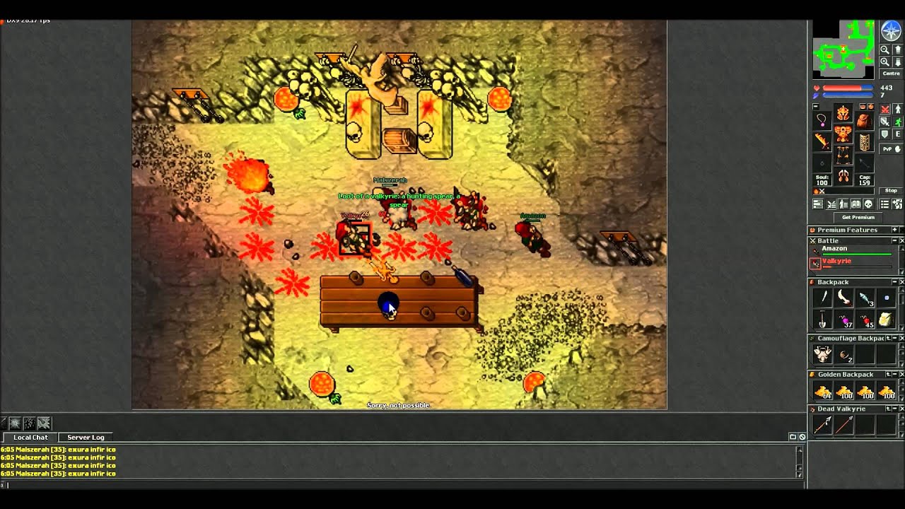 Tibia by; Biel - Amazon Camp Venore [ Andar -1] = Lvl 25+ - YouTube