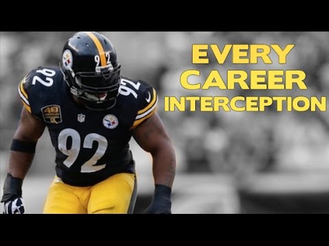 James Harrison Every Career Interception ᴴᴰ - YouTube
