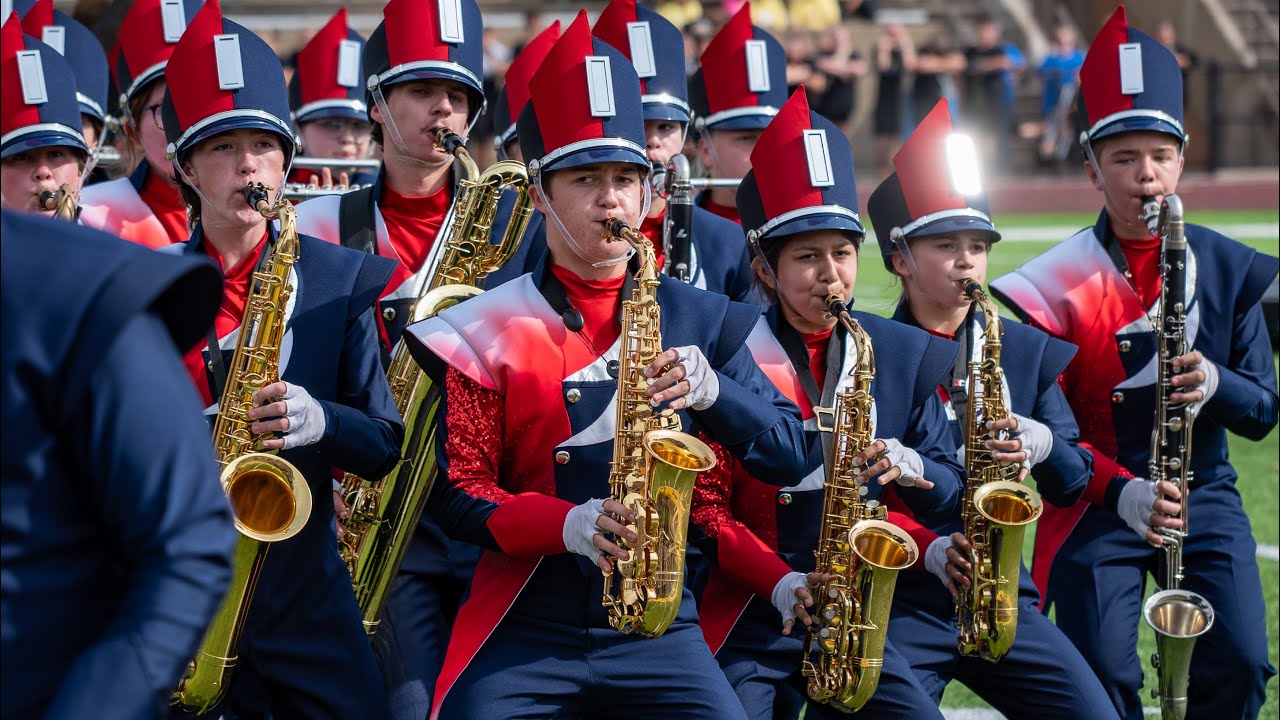 Heritage Hills Marching Patriots 2025 | Aurora | Alto Sax Headcam - YouTube