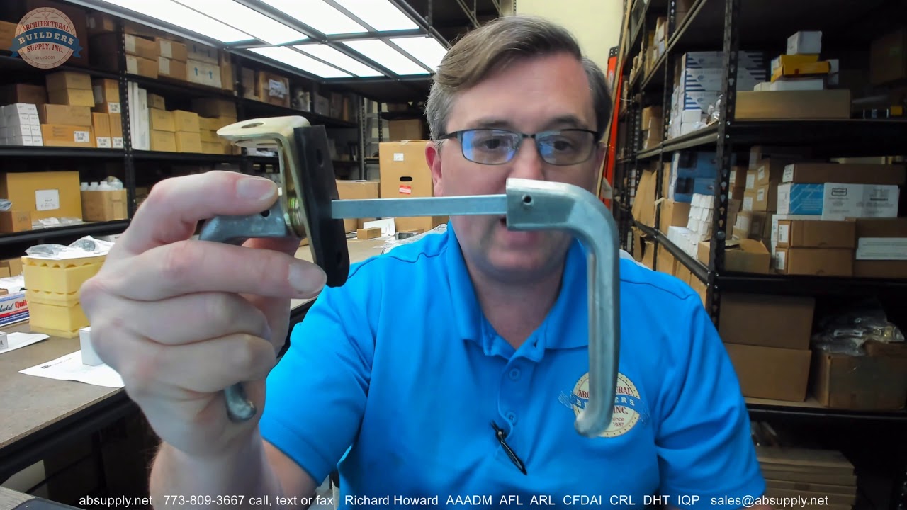 Bilco SD709 2 Turn Handle Assembly Shaft Length 4 15 16 - YouTube