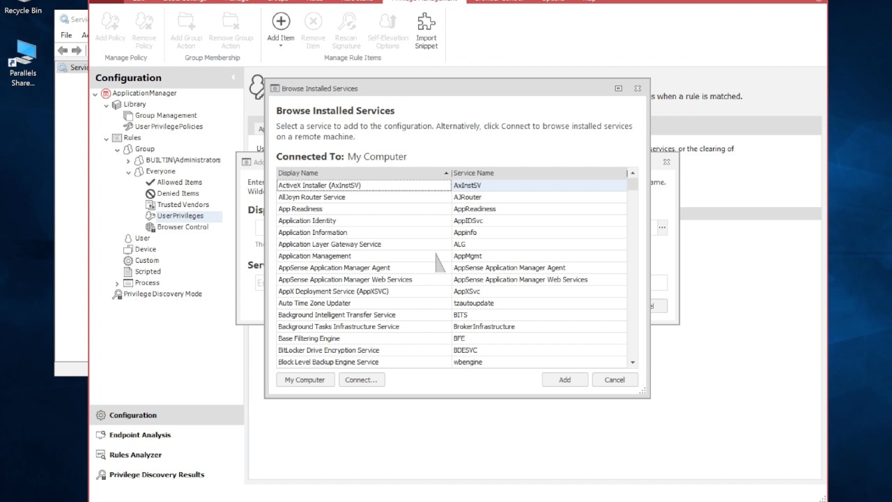 AppSense 60 Second Security - Service Control - YouTube