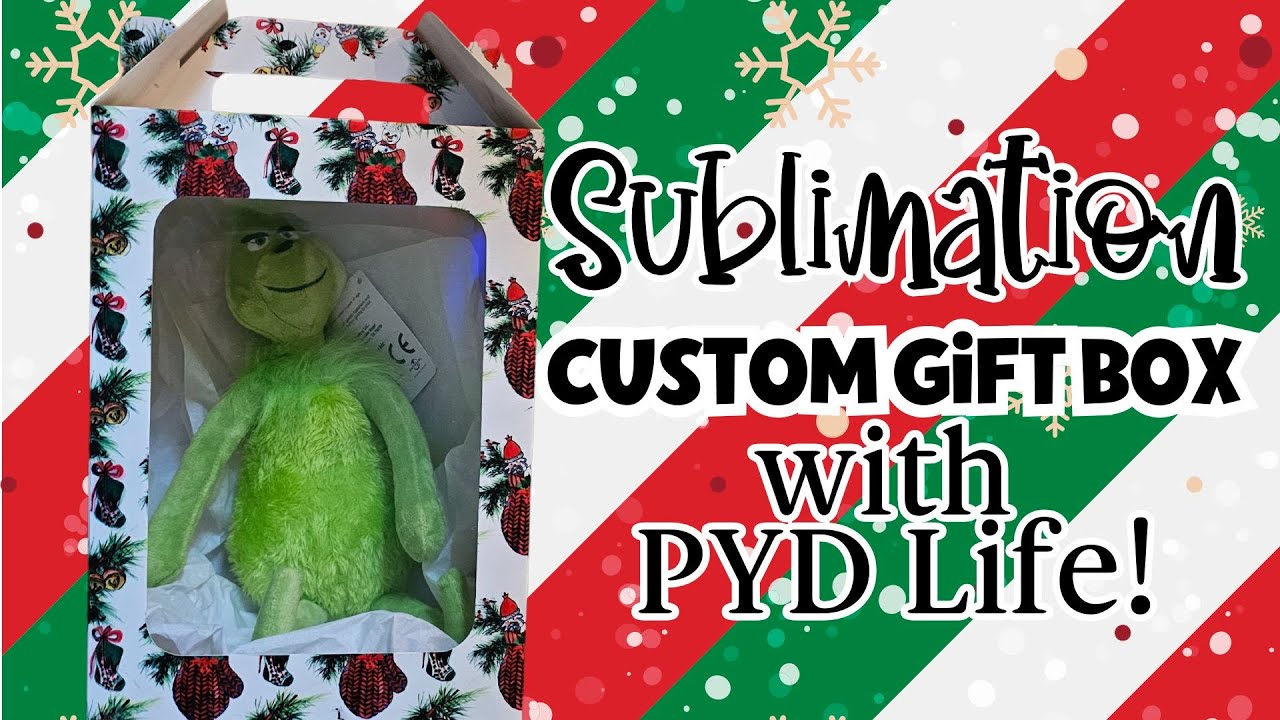 Create Beautiful Custom Sublimation Gift Boxes! #pydlife - YouTube