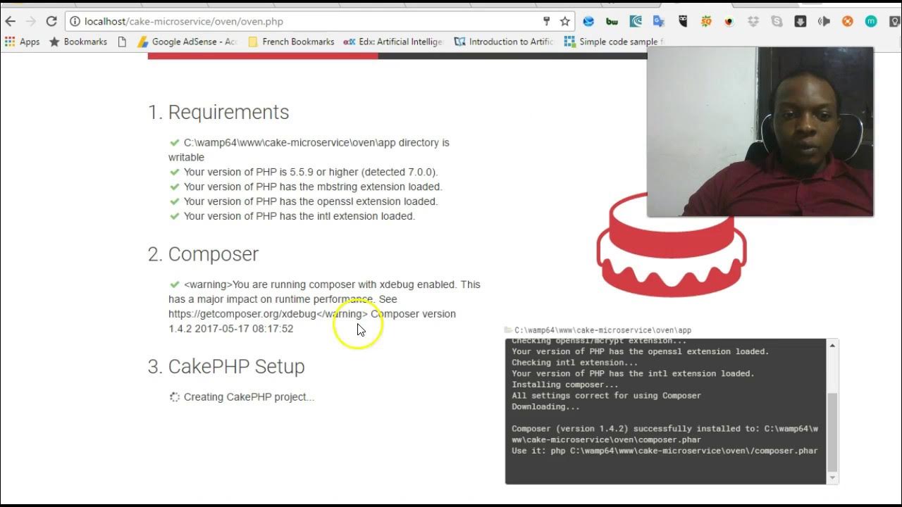 cakephp 3.4 tutorial for beginners step by step - CakePHP Oven Installation - YouTube