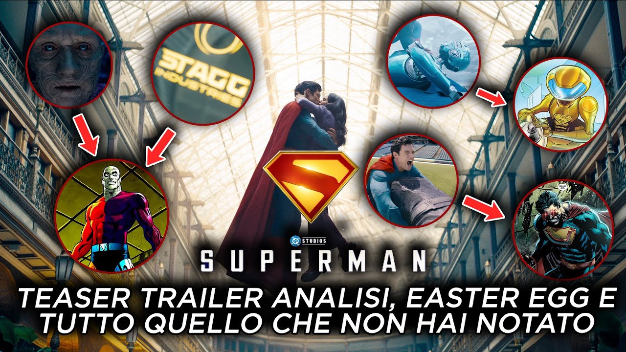 SUPERMAN: TEASER TRAILER ANALISI, EASTER EGG E TUTTO QUELLO CHE NON HAI ...