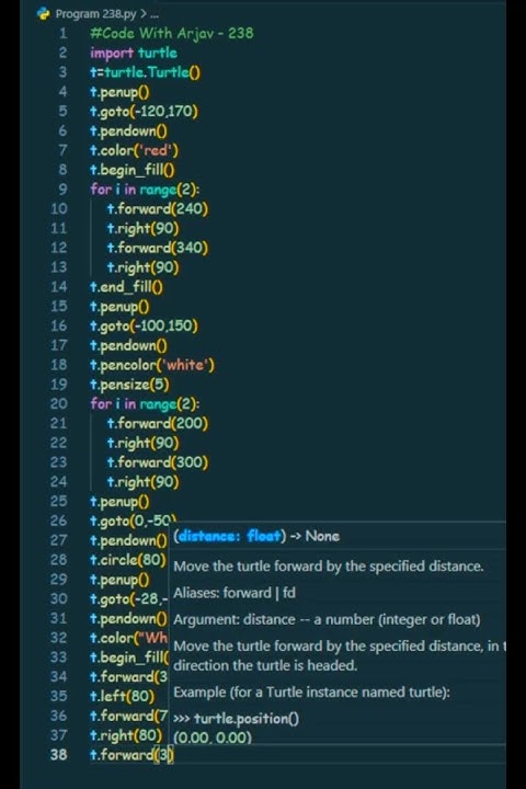 Python Turtle Graphic Design😜😜🥰🥰 Python Coding Status 😍😜 Shorts Programming Turtle Python
