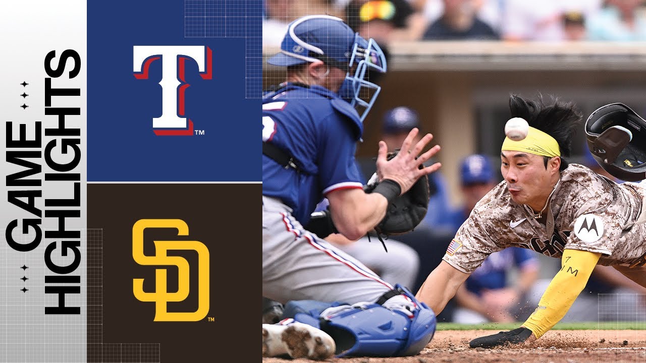 Rangers vs. Padres Game Highlights (7/30/23) | MLB Highlights - YouTube