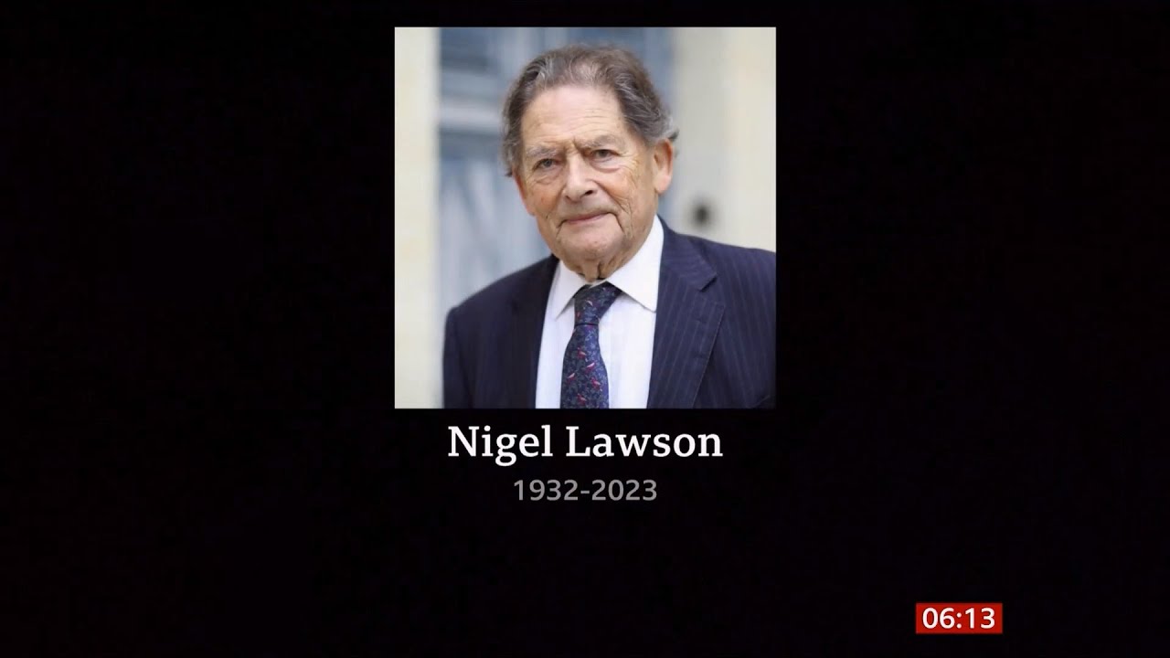 Nigel Lawson passes away (1932 - 2023) (UK) - BBC News - 4th April 2023 ...