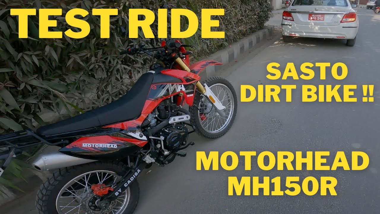 MOTORHEAD MH150R TEST RIDE || DIRT BIKE RENT MA PAUCHA ? - YouTube
