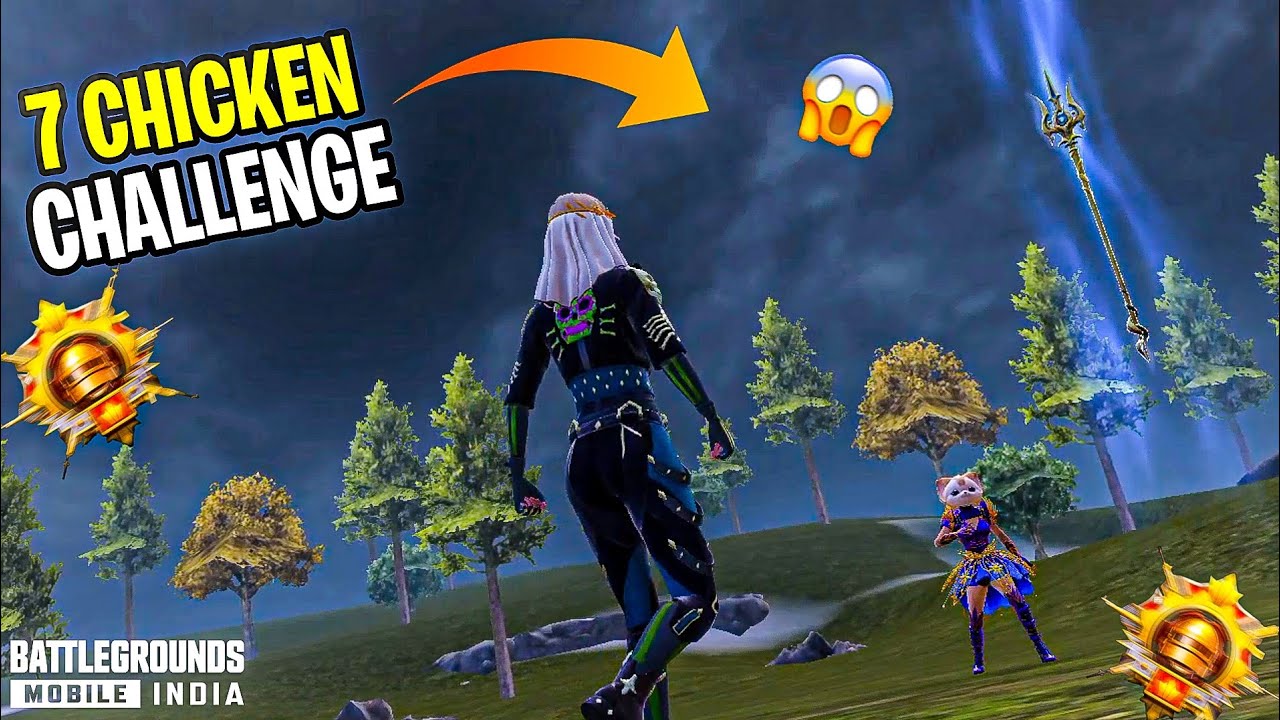 7 CHICKEN challenge COMPLETE!!!!🥵😱|BGMI - YouTube