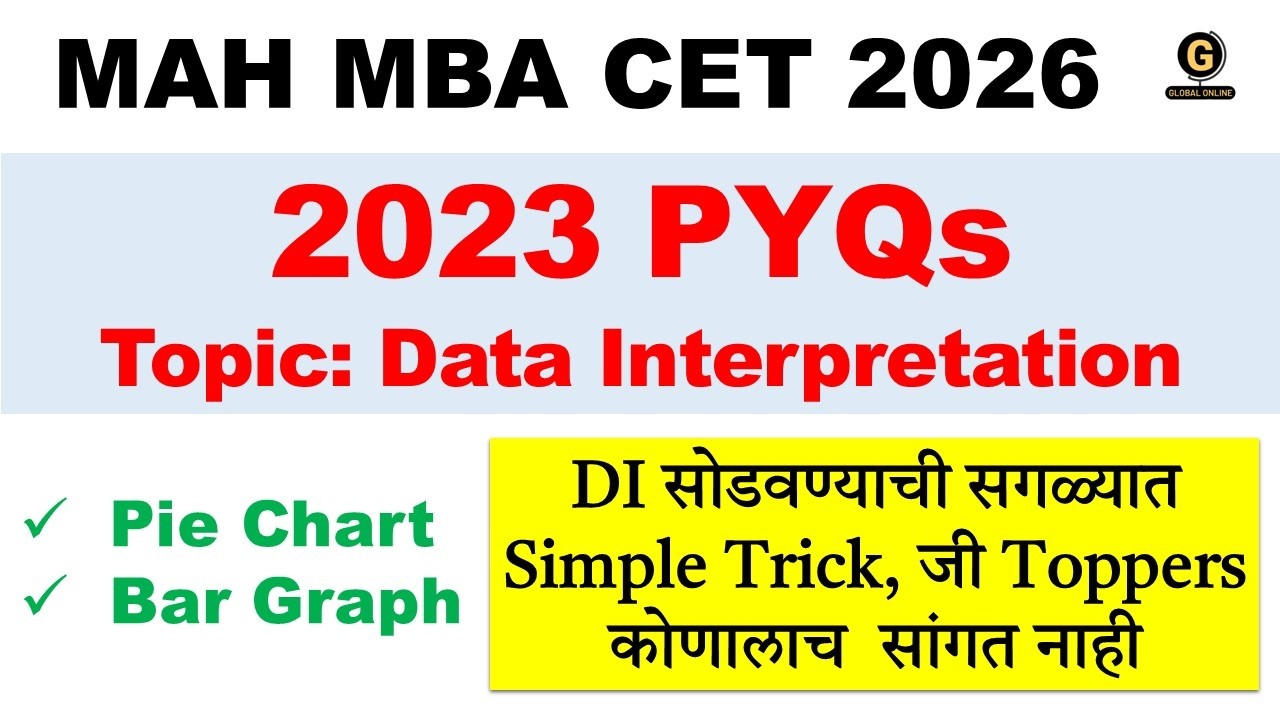 MAH MBA CET 2023 PYQs with Solution | MBA CET DI Questions solved with ...
