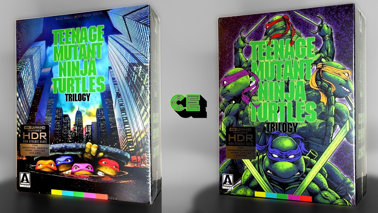 UNBOXING - Teenage Mutant Ninja Turtles Trilogy 4K - [Arrow Limited ...