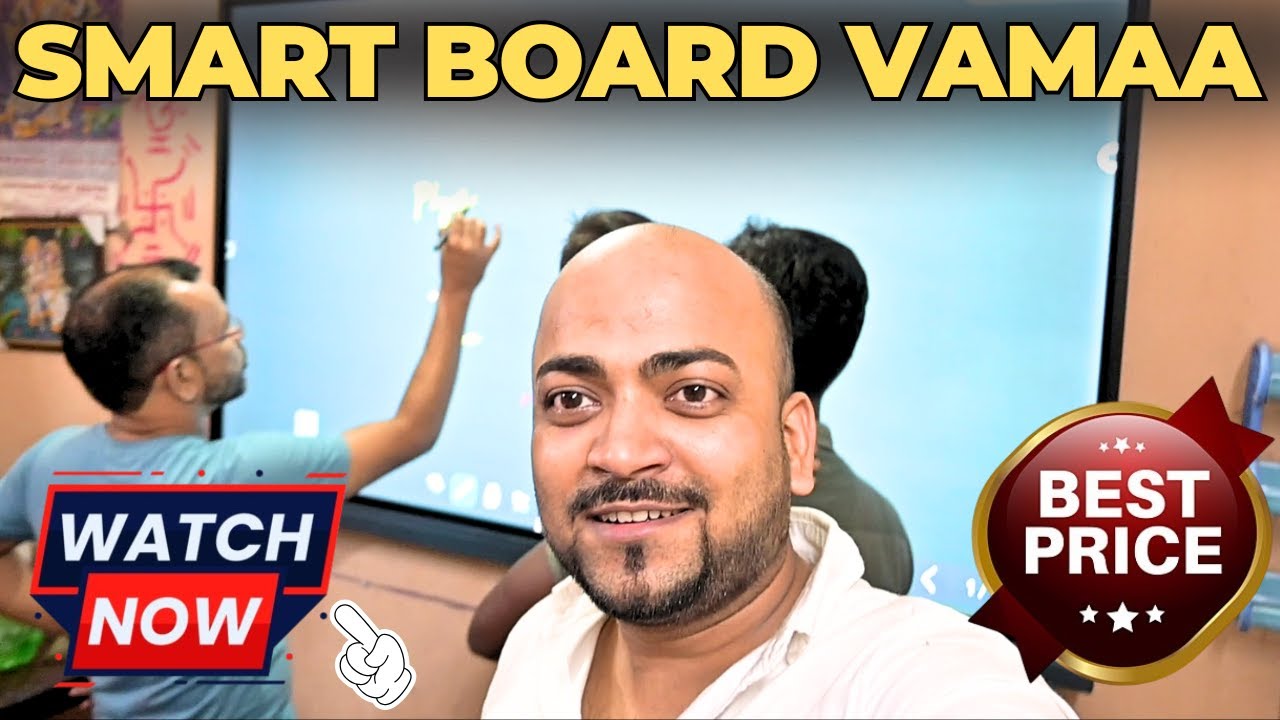 VAMAA SMART BOARD ⚡️ UNBOXING & FIRST LOOK 🔥 #smartboard #vamaa - YouTube