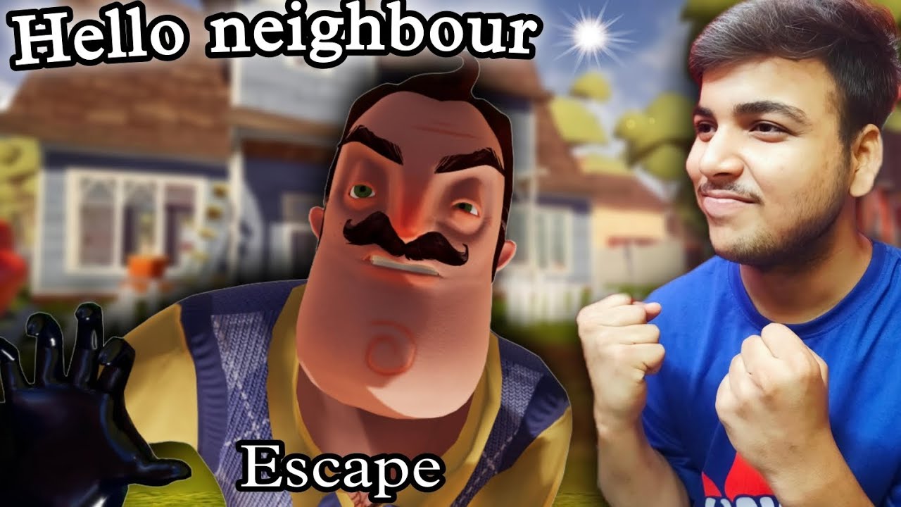 FINALLY I ESCAPED FROM NEIGHBOUR HOUSE || HELLO NEIGHBOUR || MP GAMERZ ...