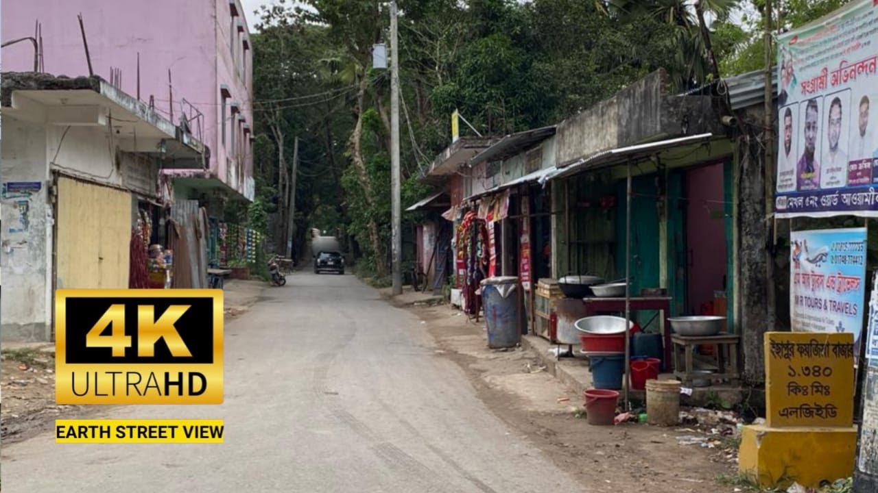 Mufti Faizullah Road 4K walking tour 2023 || Hathazari || Chittagong ...