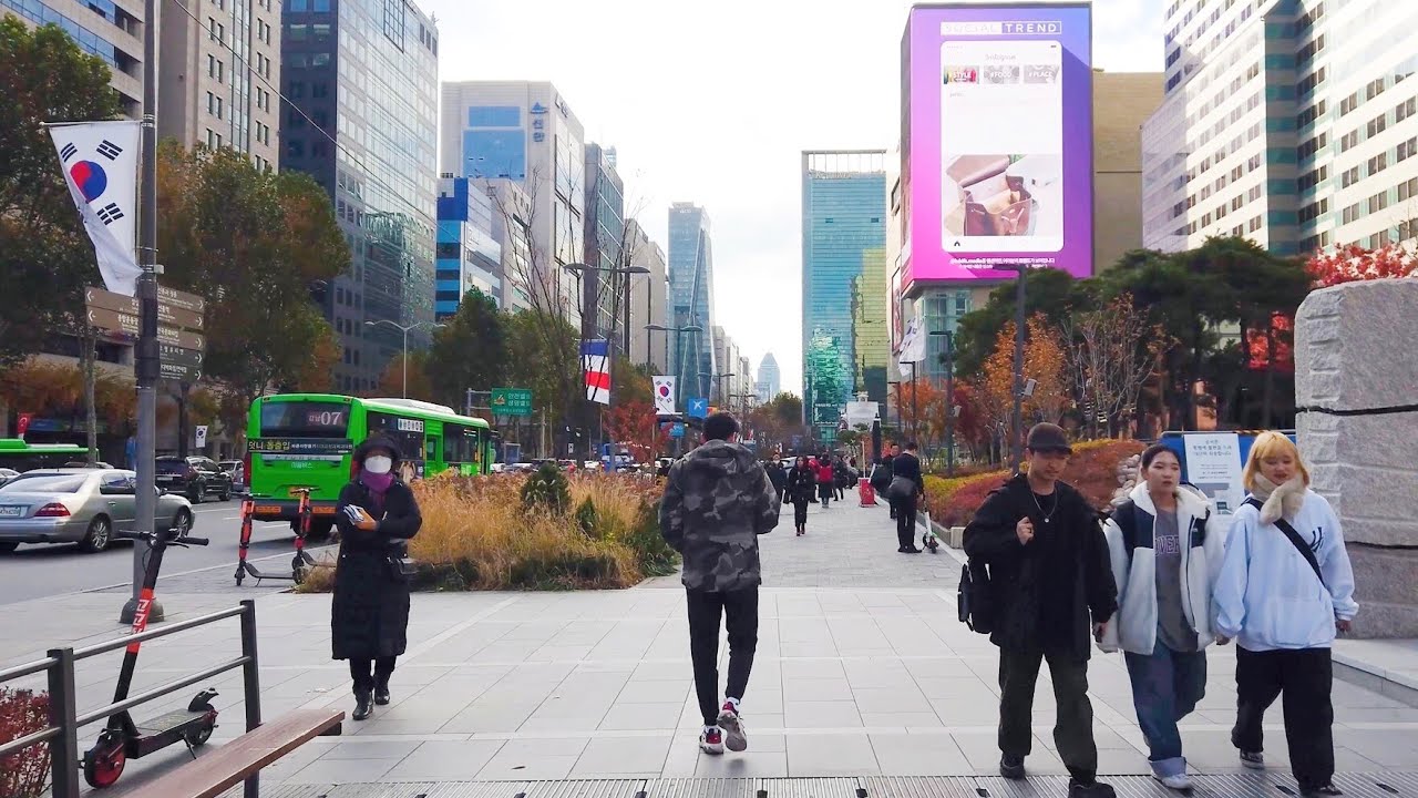 [4K] Walk around Gangnam COEX Samseong station│Seoul, Korea - YouTube