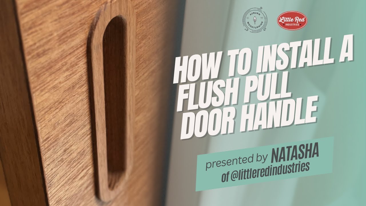 How to Install a Flush Pull Handle - YouTube