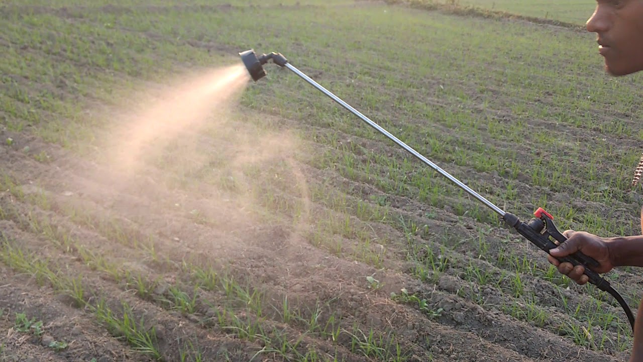Battery operated knapsack spray pump demo | DIY - YouTube