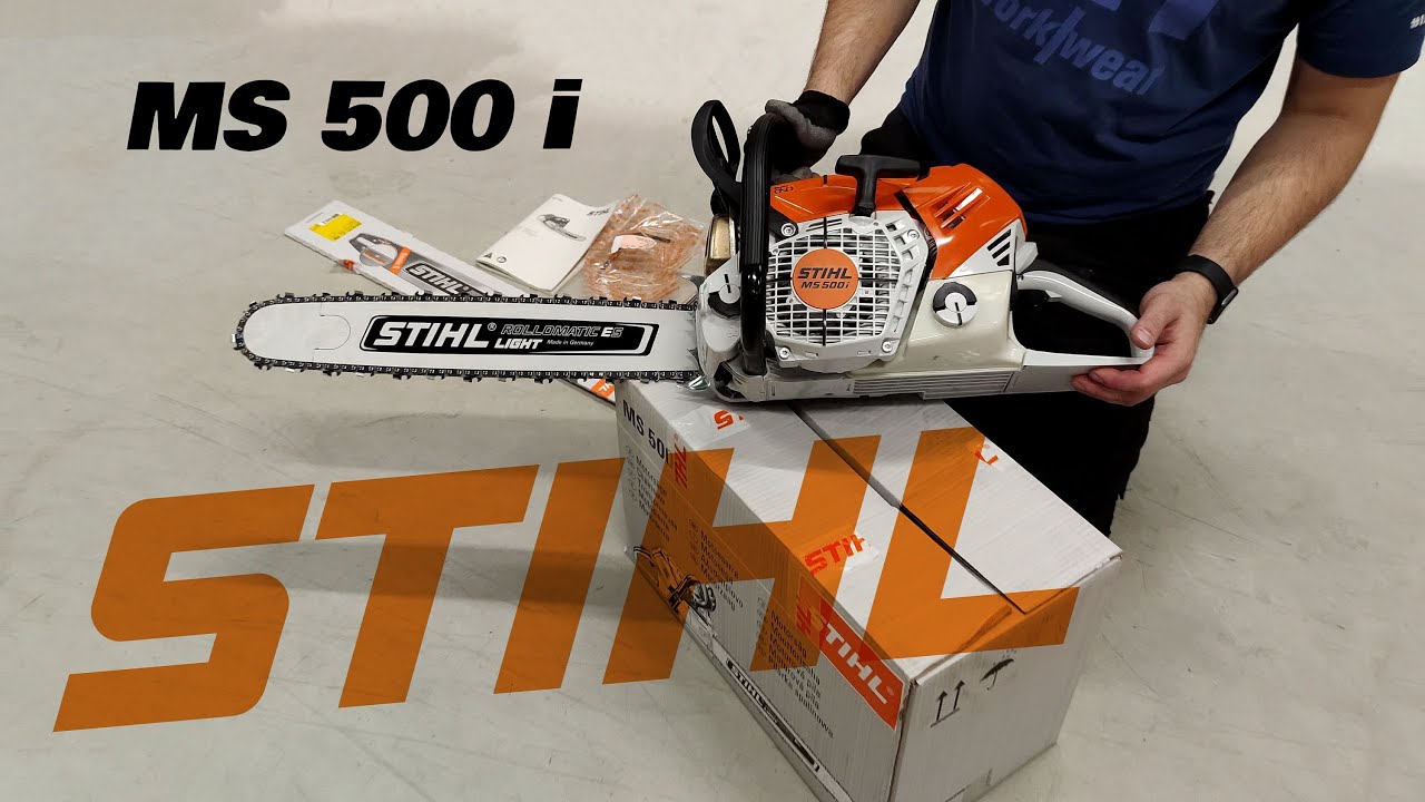 STIHL MS 500i - The World’s FIRST EFI Chainsaw - YouTube