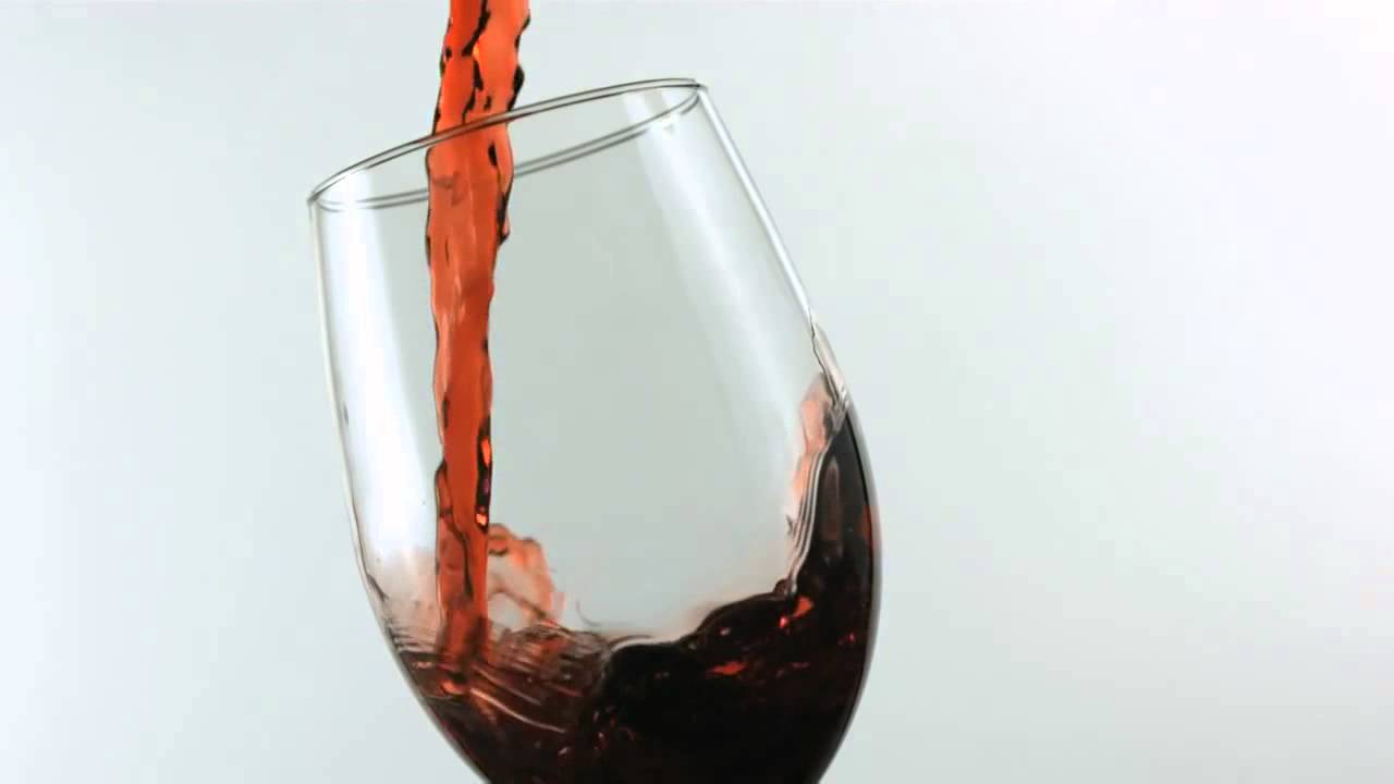 Free Slow Motion Footage Pouring Glass of Wine - YouTube
