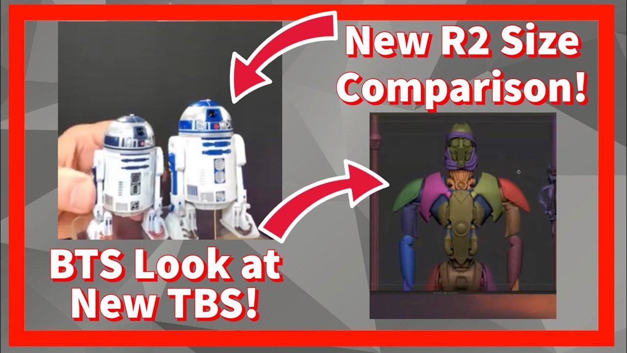 Behind The Scenes Look At New Black Series! New R2 Size Comparison ...