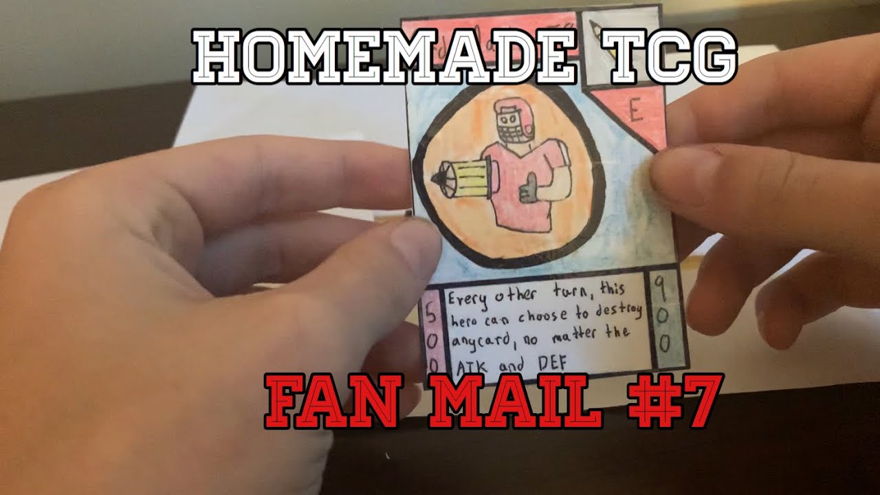 Homemade TCG Opening Fan Mail #7 - YouTube