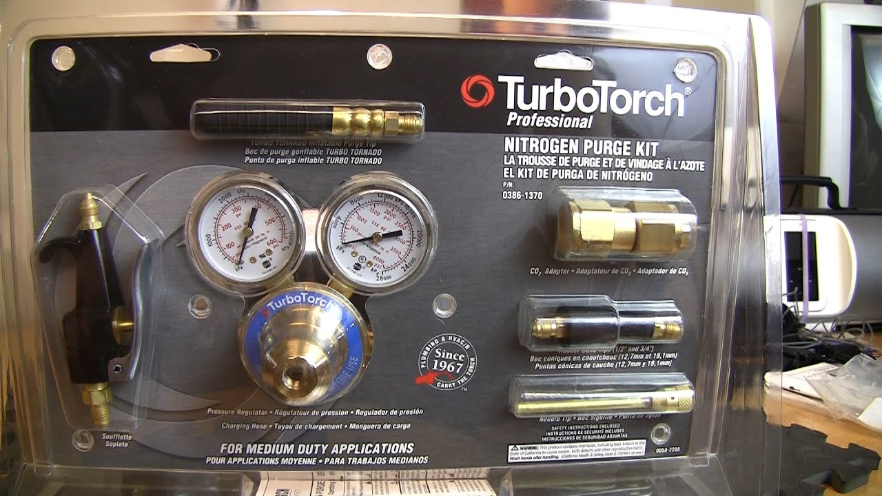 TurboTorch NPK-TT (0386-1370) Nitrogen Purge Kit Unboxing/Review - YouTube