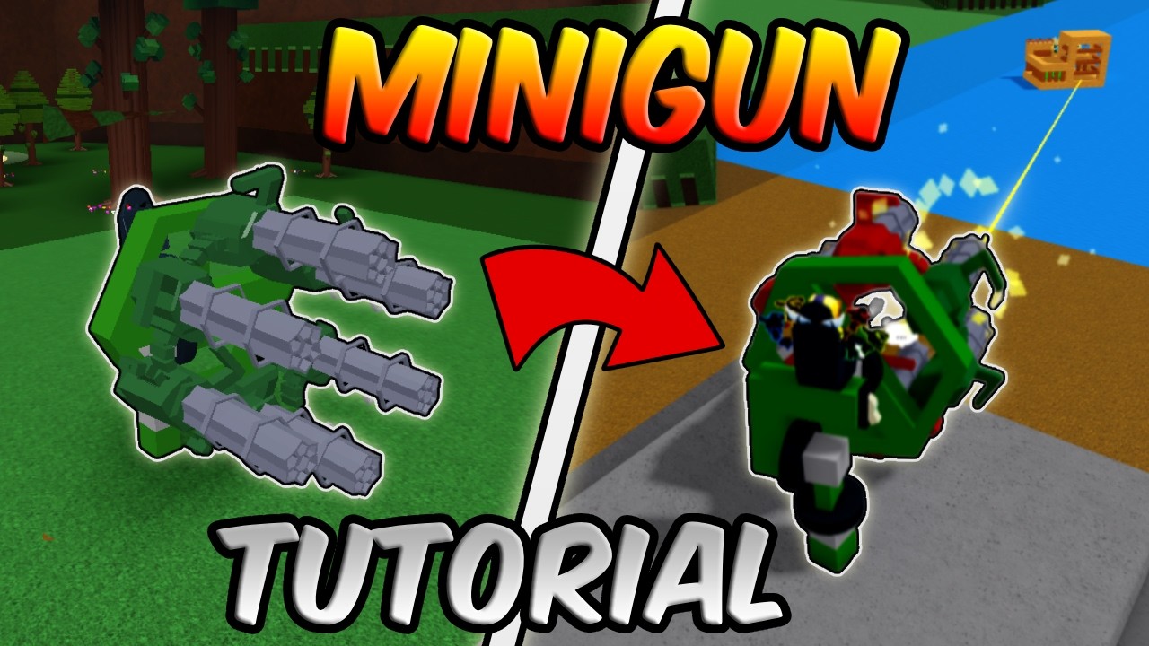 *EZ* Minigun Tutorial | Build A Boat For Treasure - YouTube