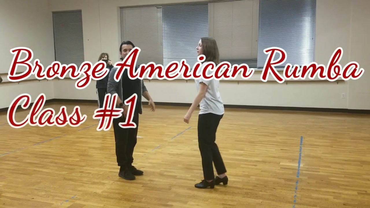 Bronze American Rumba Class #1: box, 3 side steps, and under arm turns ...