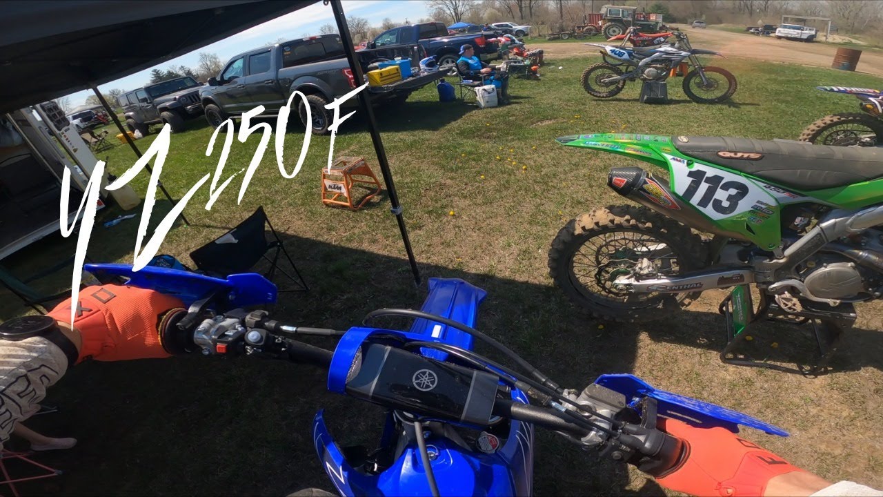First Time On A YZ250F- Battling With 450's @ Twisted MX - YouTube