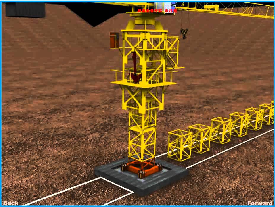 installation of internal climbing tower crane - YouTube