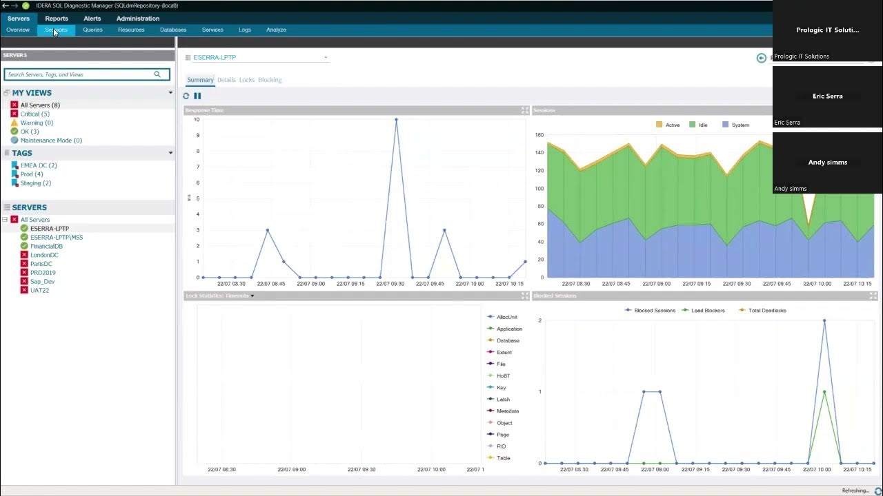 Demo SQL diagnostic manager - YouTube